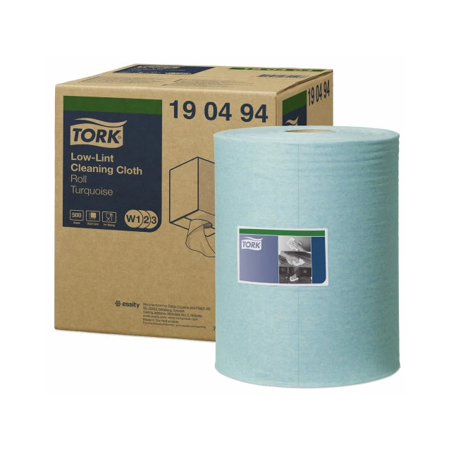 Aftørringsklud Tork Sensitiv Cleaning W1 & W2 500ark/kar