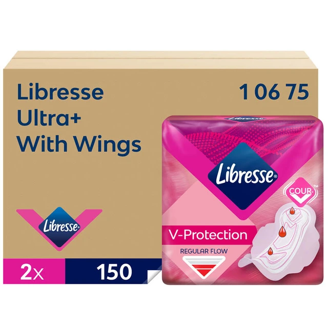 Bind Libresse Ultra + wing 10675 2x150stk/pak