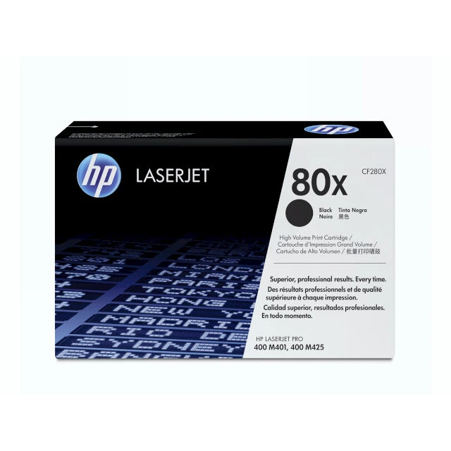 da Lasertoner HP CF280X sort Laserjet Pro M401/M425 80X