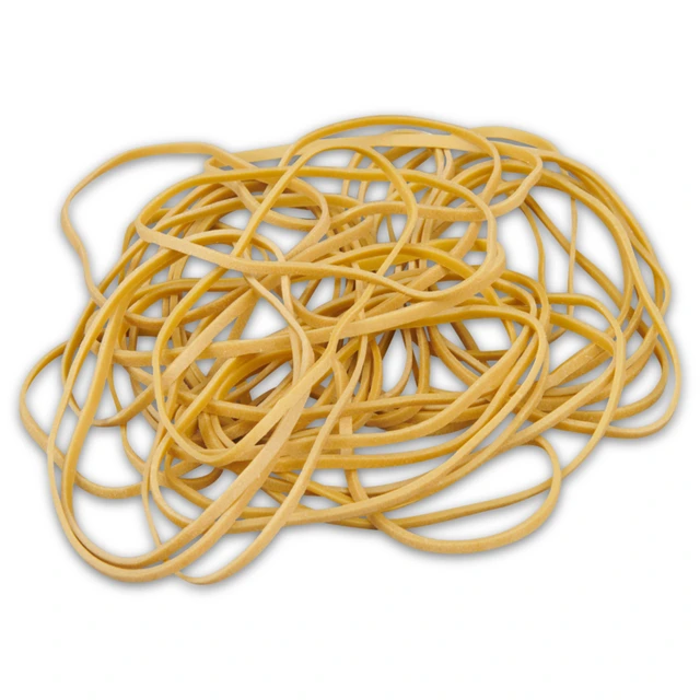Gummibånd nr. 18 brun 80mm 1000g/pak