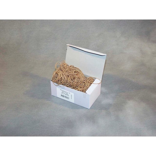 Gummibånd nr. 18 brun 80mm 250g/pak