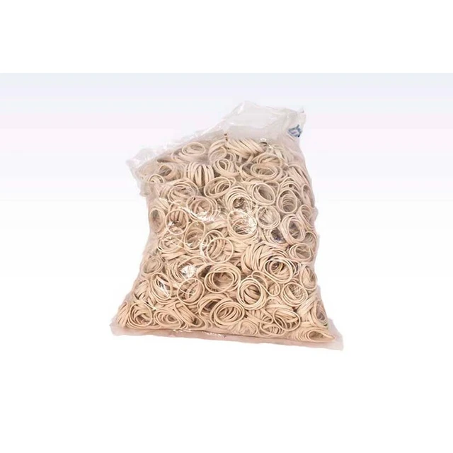 Gummibånd nr. 20 hvid 100mm 1kg/pak