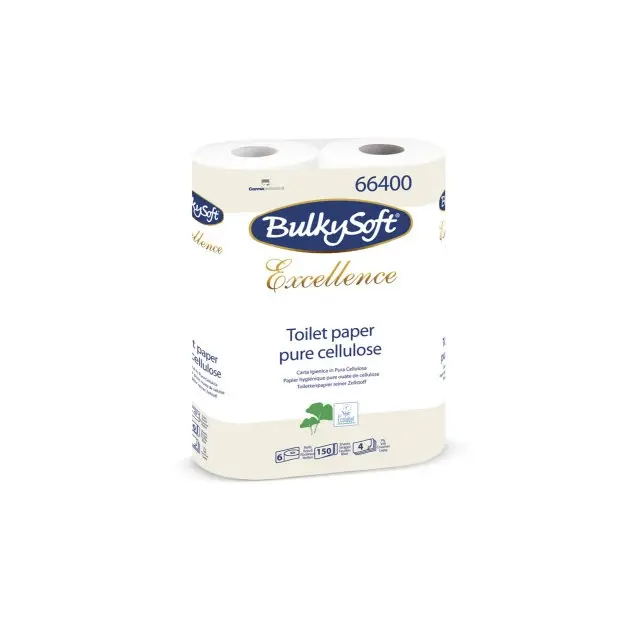 Toiletpapir Bulky Soft Excl. 4-lags hvid 20,25m 60rul/kar