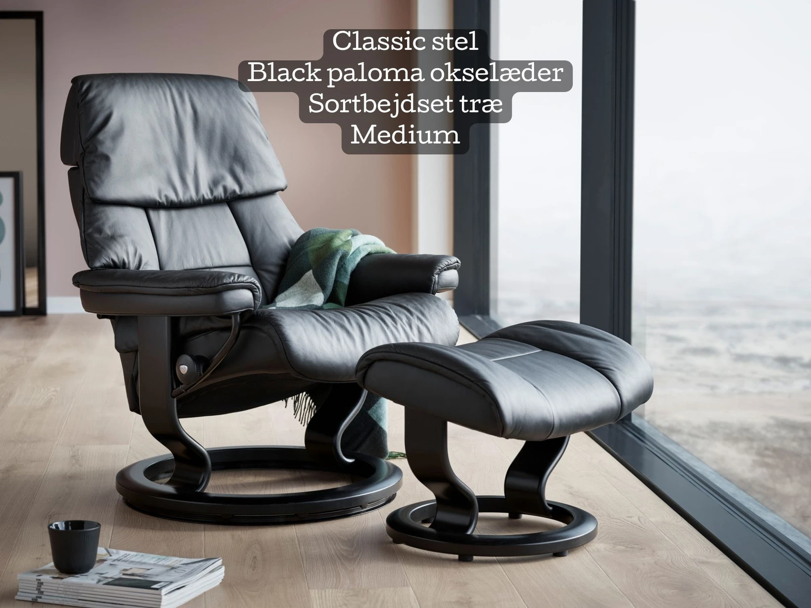 Nu på TILBUD - Stressless® Ruby lænestol + skammel - bolighuset.dk
