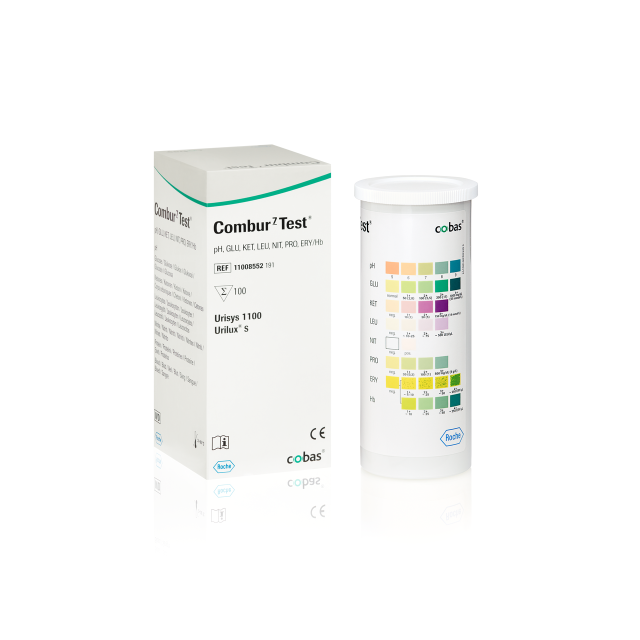 Combur-10 test UX urinstix, 100 stk. køb på mitliv.dk