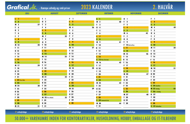 Kalender 2023 print selv
