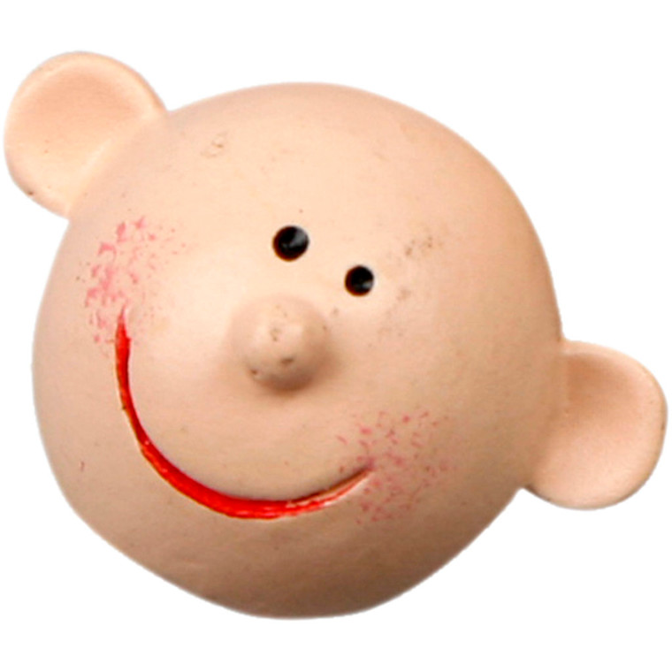 Tilbehør til hobbyprojekter - formalede ansigter i vat, keramik, træ ...