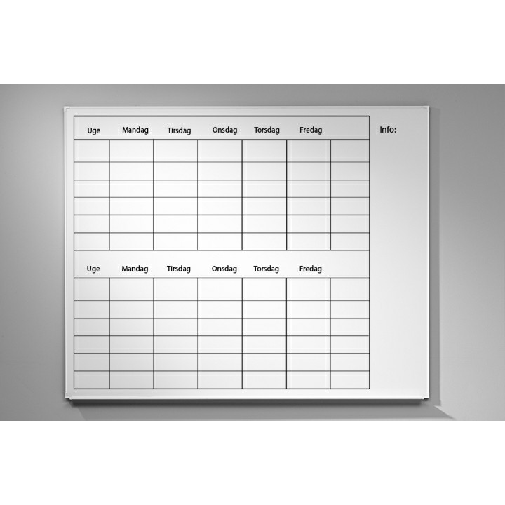 Whiteboardtavler Planlægning - Stort udvalg - Hurtig levering