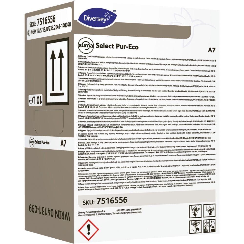 Afspænding, Diversey Suma Select Pur-Eco A7, 10 l, SafePack, med farve ...