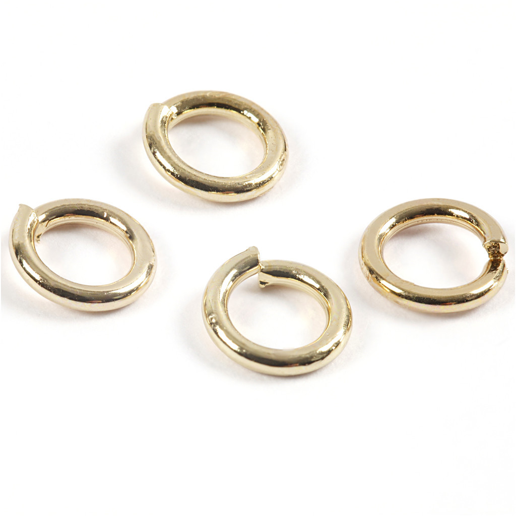 O-ringe, tykkelse 0,7 mm, indv. mål 3 mm, forgyldt, 500stk. - Køb ...