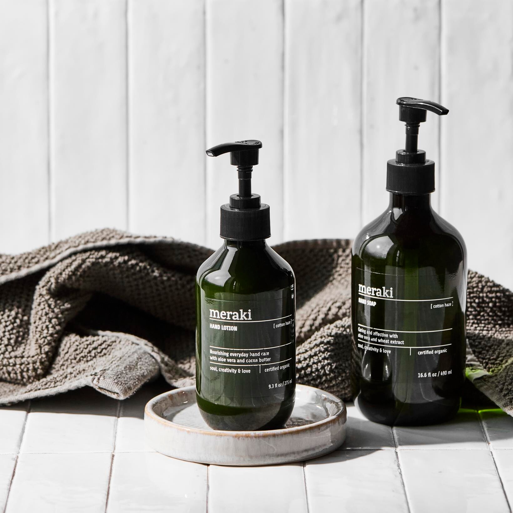 Meraki Hand Lotion Cotton Haze - Livingshop.dk