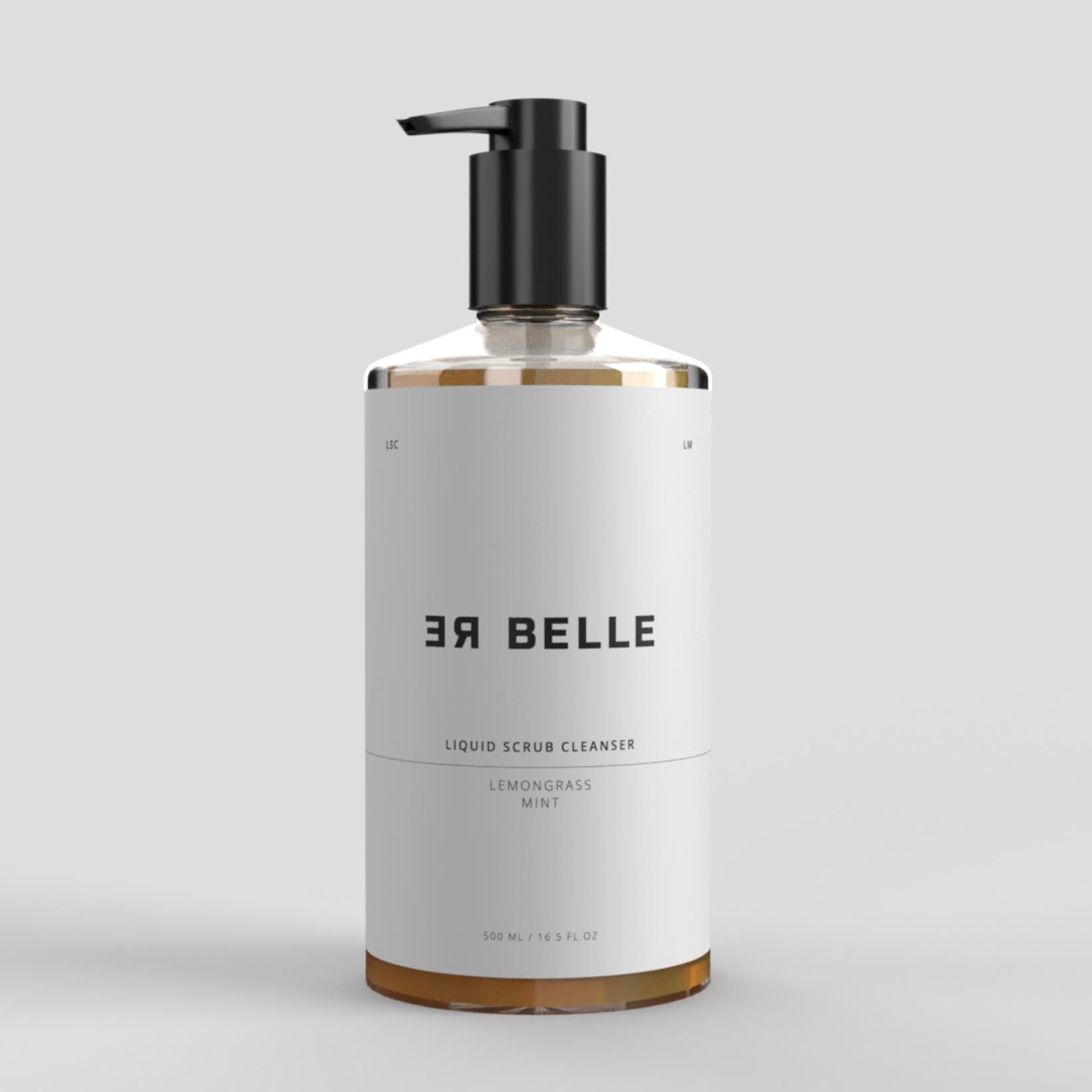 Rebelle Copenhagen Liquid Scrub Cleanser Lemongrass Mint 500 ml ...