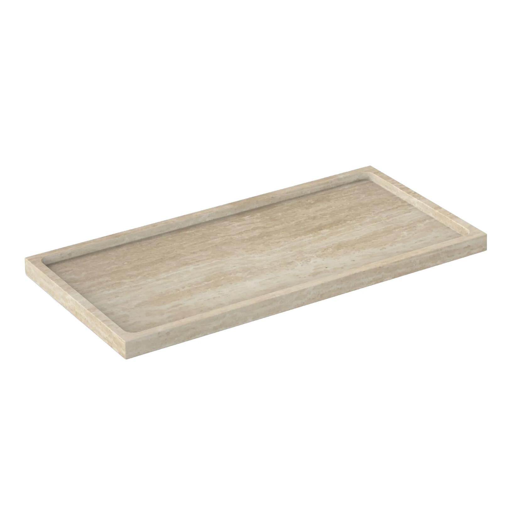 Specktrum Phantom Rectangular Tray Travertine - Livingshop.dk