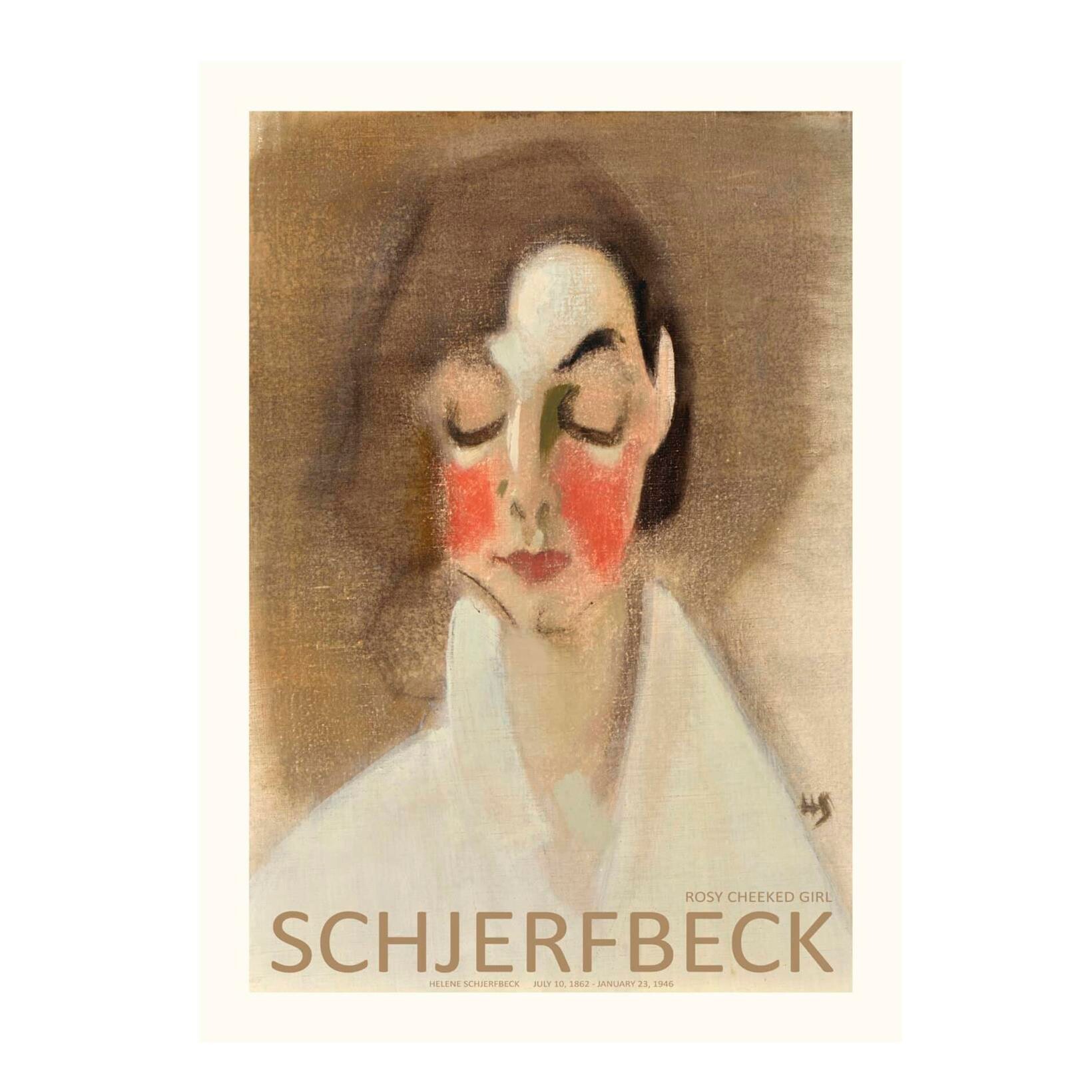Spliid Red Cheeked Girl Poster 50x70 cm - Livingshop.dk