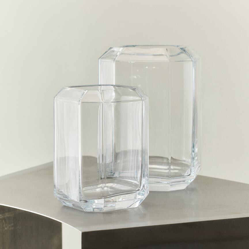 Louise Roe Jewel Vase Clear Medium - Livingshop.dk