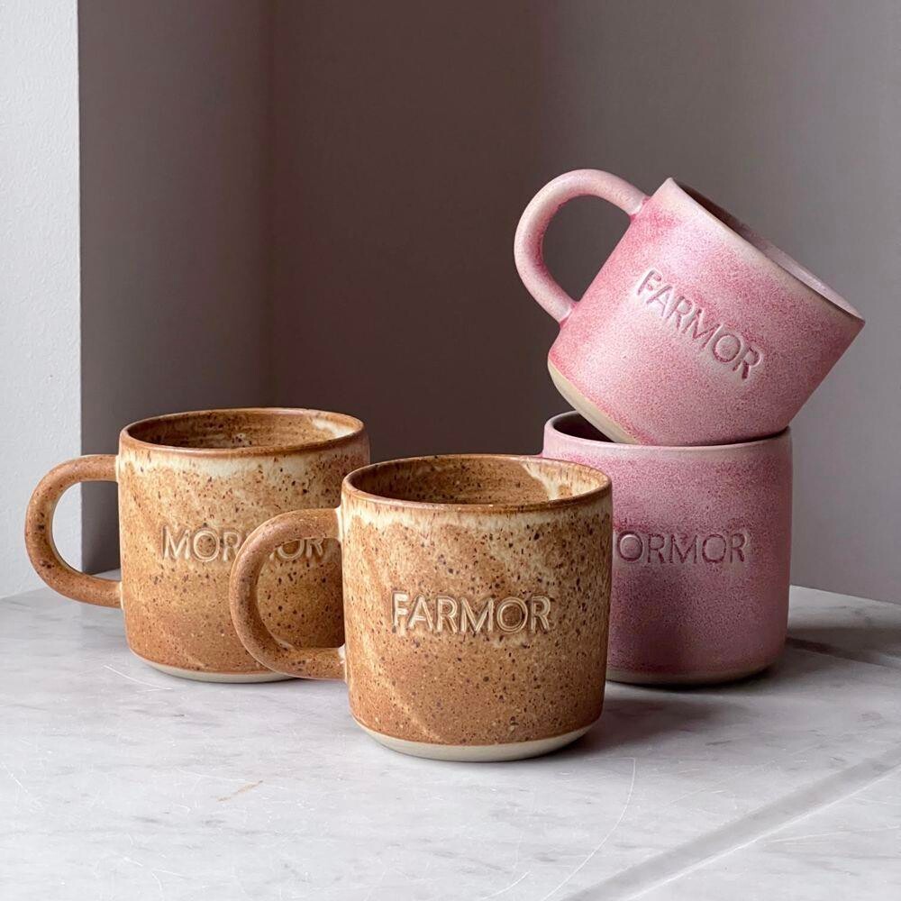 Julie Damhus Studio Oda Mormor Kop Brun - Livingshop.dk