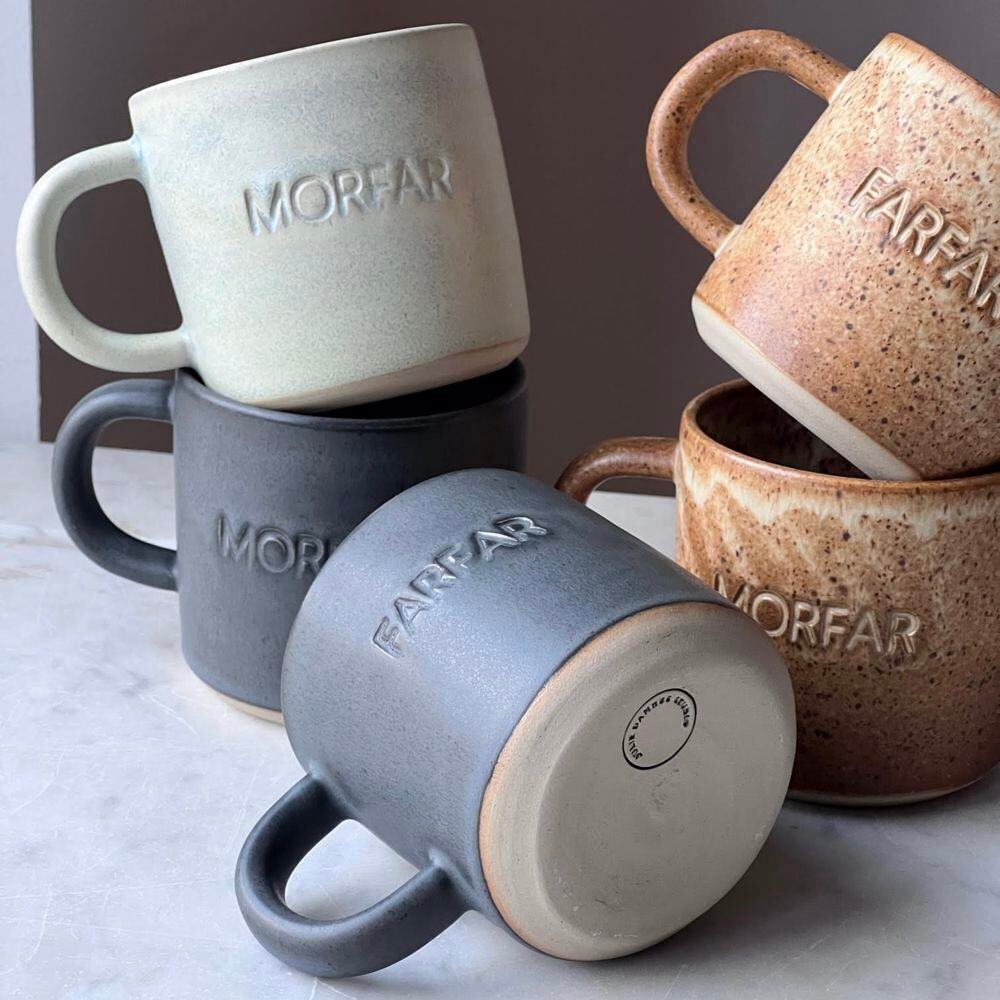 Julie Damhus Studio Oda Morfar Kop Brun - Livingshop.dk