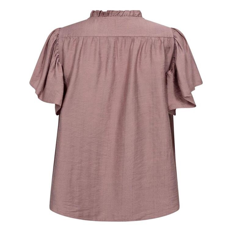 Hera Frill SS støvet rosa bluse - Co'couture | Rikke Solberg