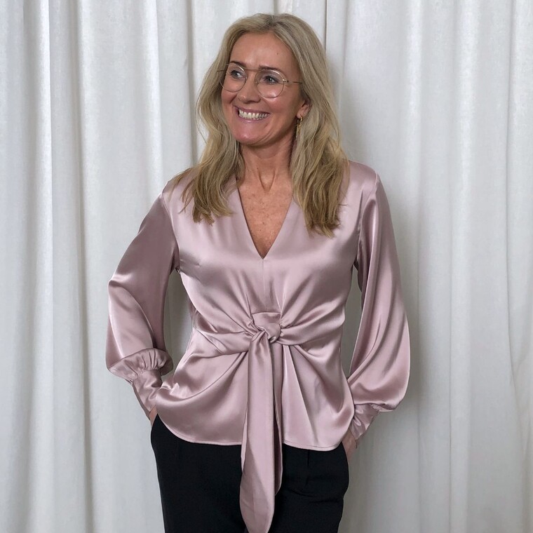 Blair Rosa bluse - Karmamia Copenhagen | Rikke Solberg