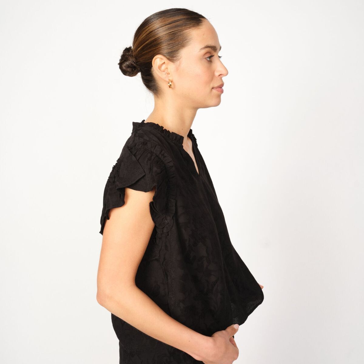 Tea Vito sort bluse - Mos Mosh | Rikke Solberg