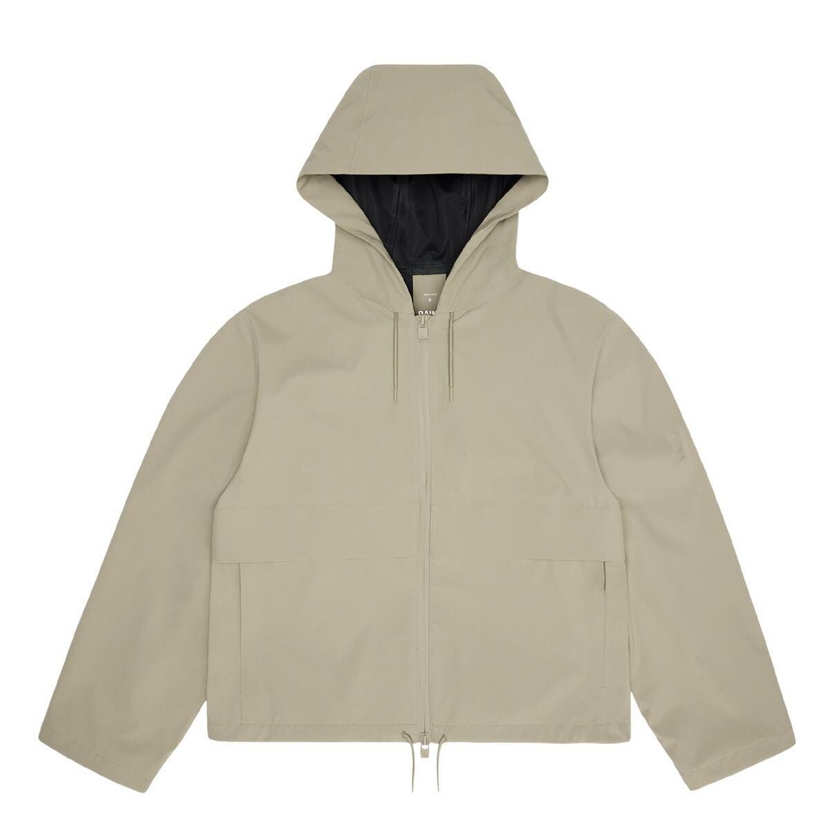 12450 Suva Hardshell Short String sand jakke - Rains | Rikke Solberg