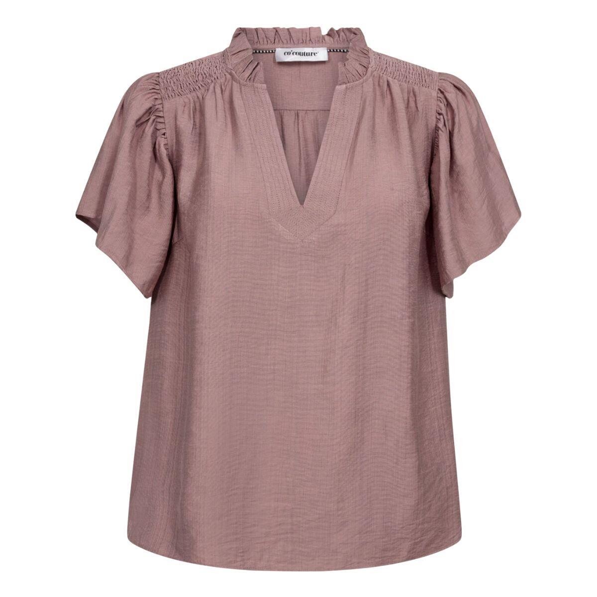 Hera Frill SS støvet rosa bluse - Co'couture | Rikke Solberg