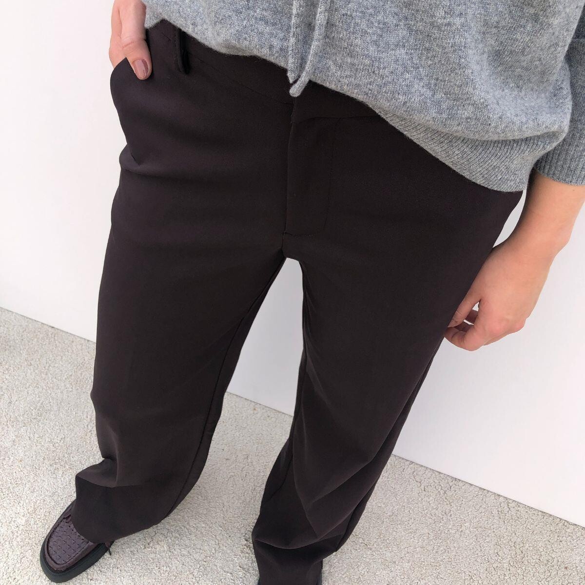 Alice Wide mørk brun buks - Ivy Copenhagen | Rikke Solberg