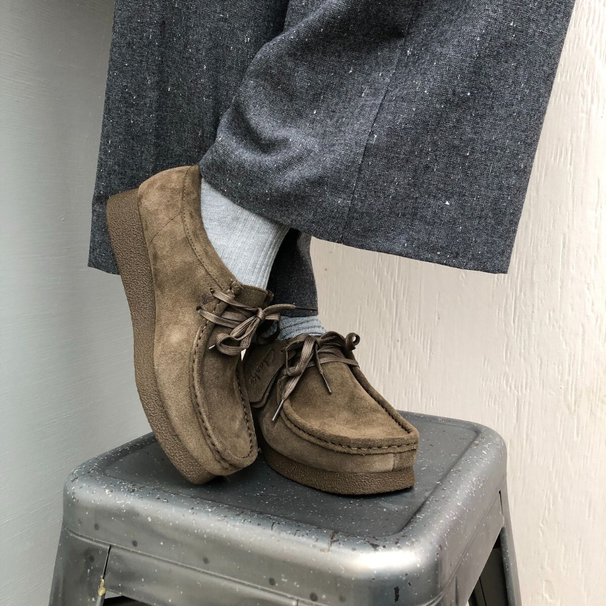 Wallabee brun sko - Clarks | Rikke Solberg