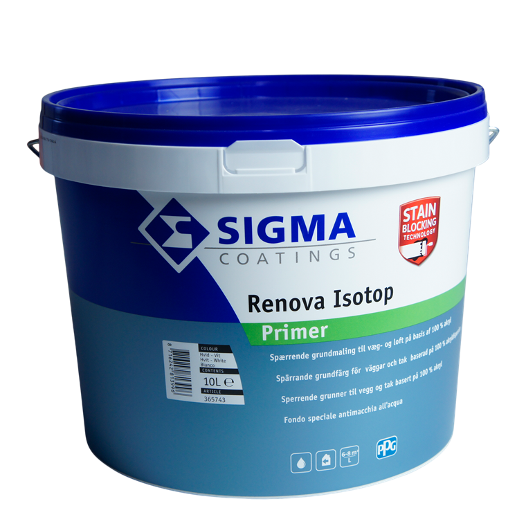 Spærrende grunder. Isolerer for gennemslag af løbesod, nikotin m.m.