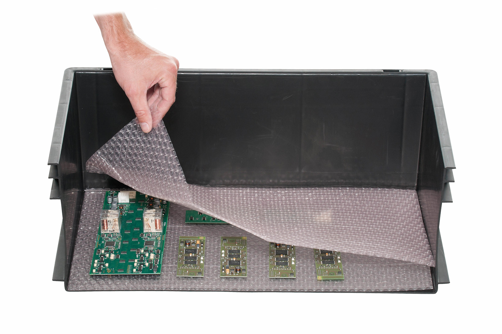 PERMASTAT® mellemlags bobleplast, tre-lags