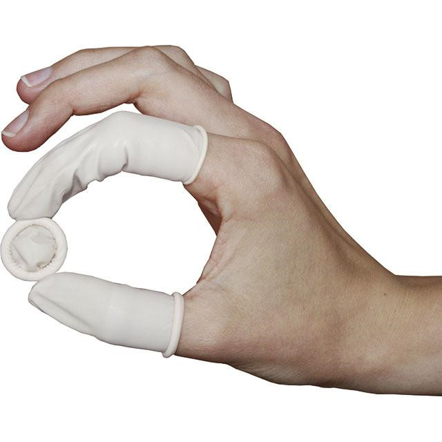 Fingertutter, hvid, standard, nitril, 720 stk.