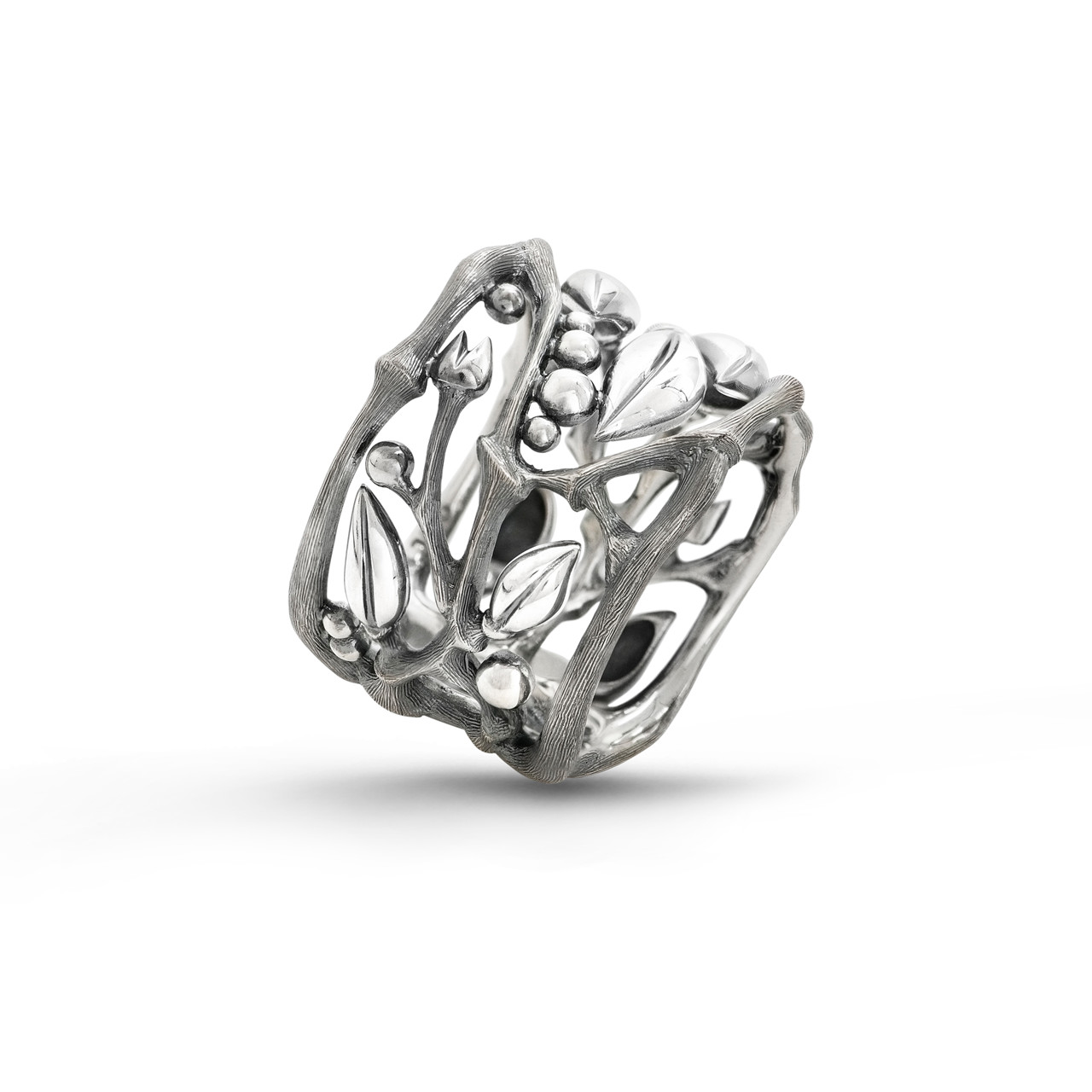 OLE LYNGGAARD COPENHAGEN Silver Forest ring A3019-301