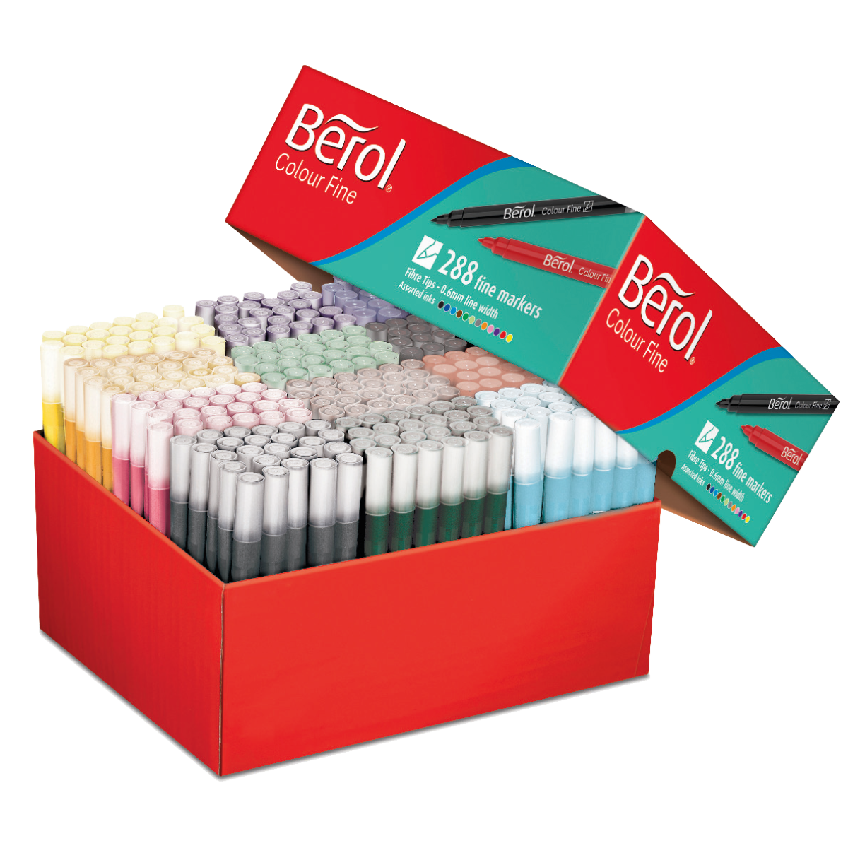 Berol Colourfine - Klassesæt 288 stk.