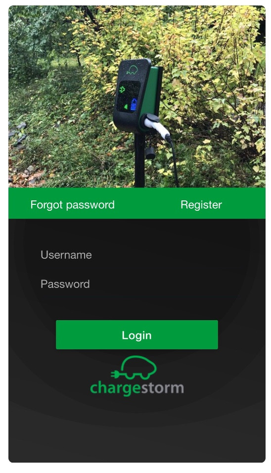 Taking charge CTEK elbil laders app