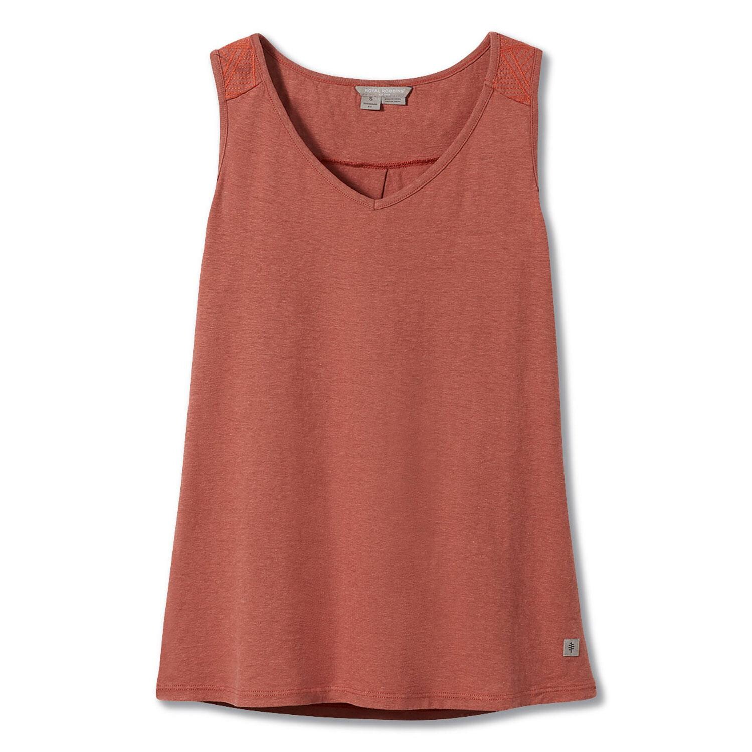 Royal Robbins Womens Flynn V Neck Tank