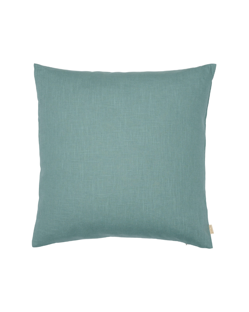 Spliid ♥ Washed Linen Pude - Dusty Green