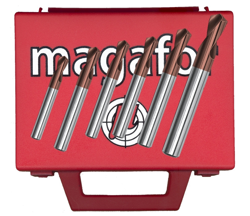 Magafor NC forbor i sæt 4-12 mm Red'X 120º