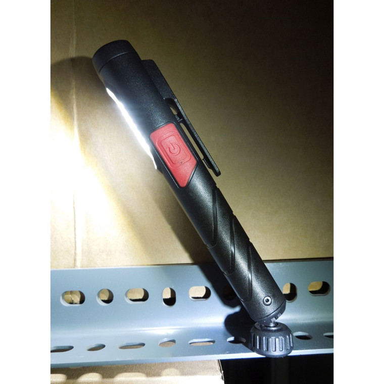 HAJ LIGHT Rechargeable pen-light 220+80 lumen Magnet in clip, Magnet in ...