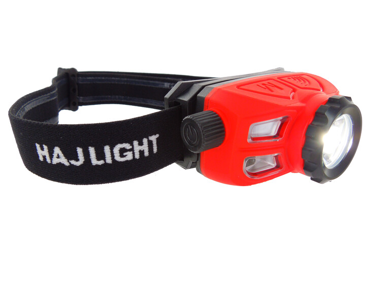 HAJ LIGHT Rechargeable 400 lumen head lamp with sensor, focus, dimming ...