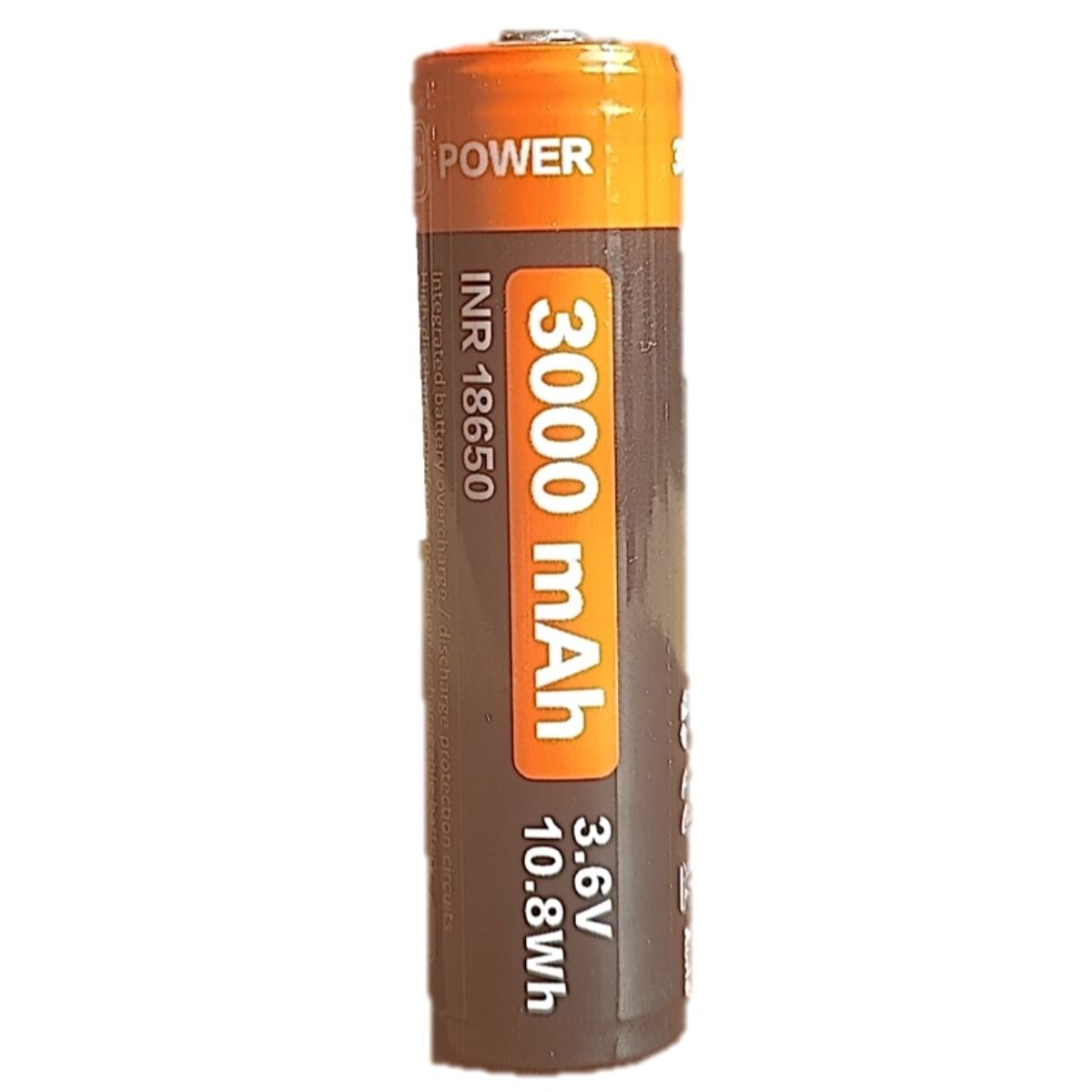 NICRON Genopladeligt INR Lithium Batteri 3,7V Ø18x65mm passer KUN til ...