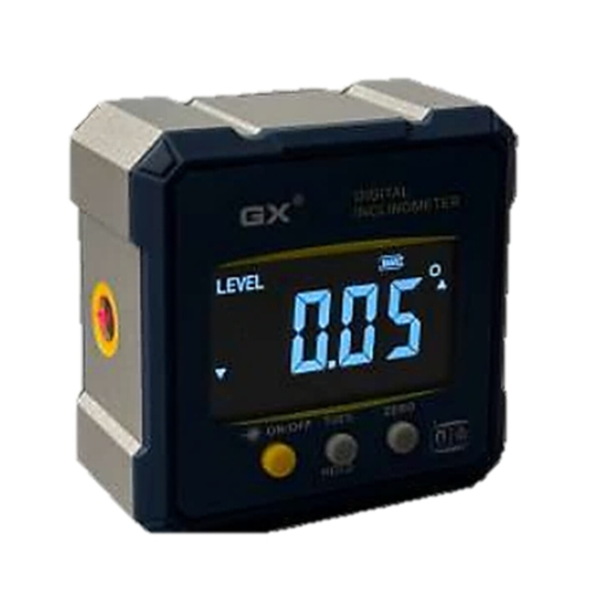 MIB digitalt vaterpas med magnet og laser 61 x 30,8 x 61 mm, genopladelig