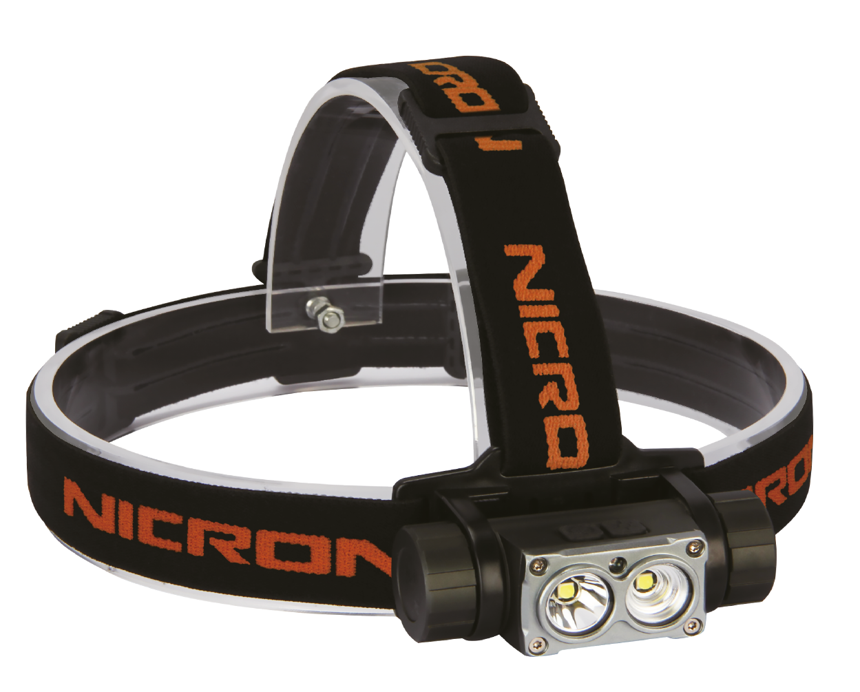 NICRON Genopladelig Alu Pandelampe 1.600 lumen Spotlys 1000lm Bredt lys ...