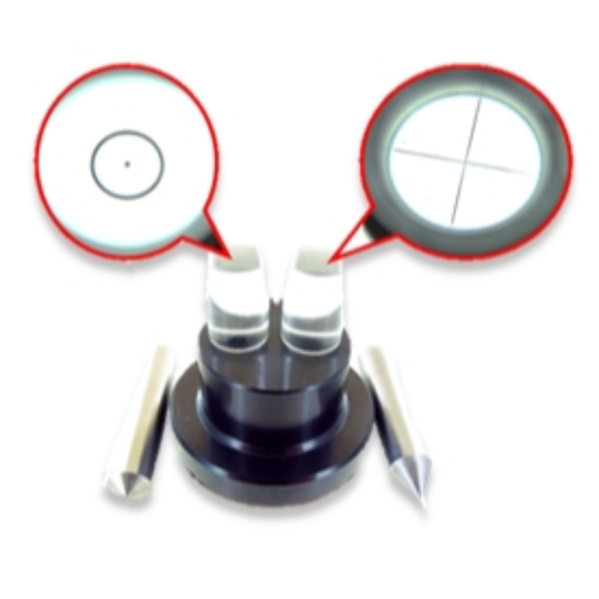 Optisk centrum kørner