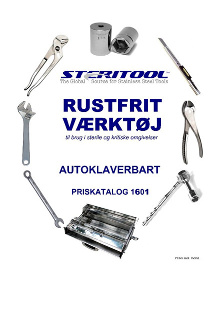 STERITOOL Rustfrit værktøj der tåler autoklavering