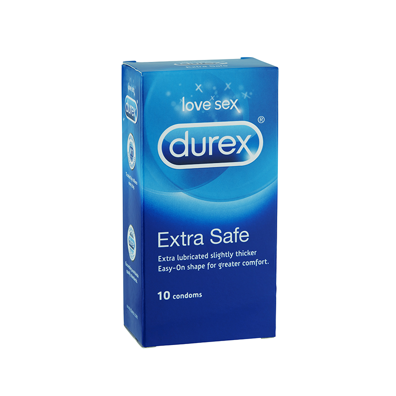 Durex Extra safe kondomer er lidt tykkere for ekstra beskyttelse | Køb ...