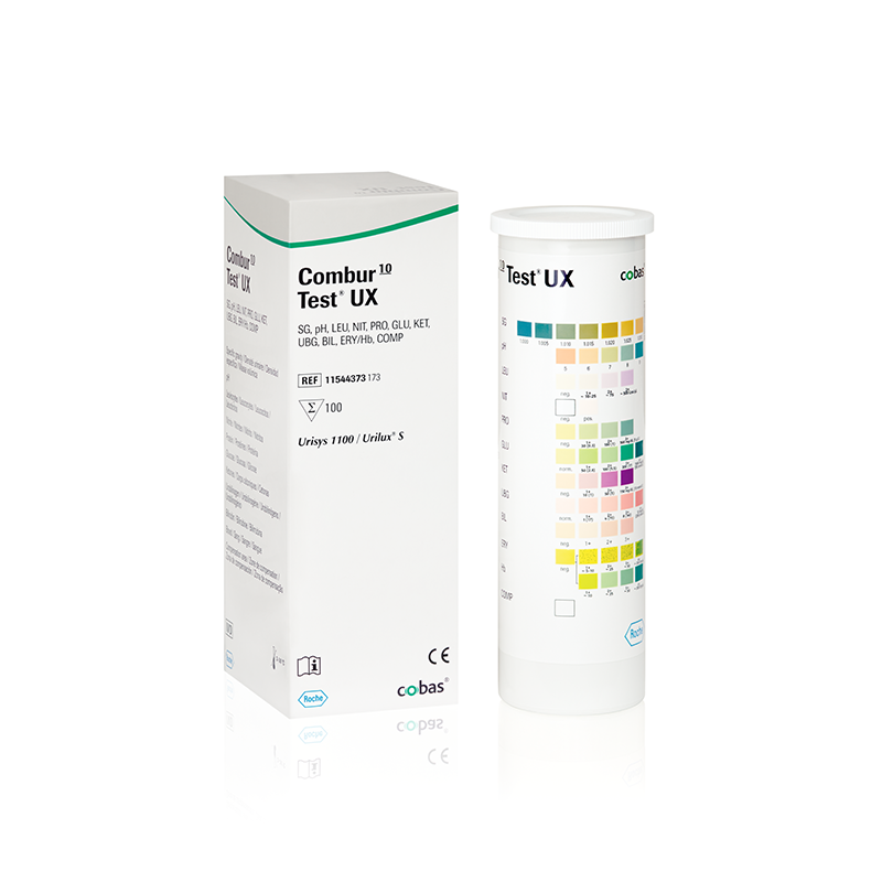 Combur-10 test UX urinstix, 100 stk. køb på mitliv.dk