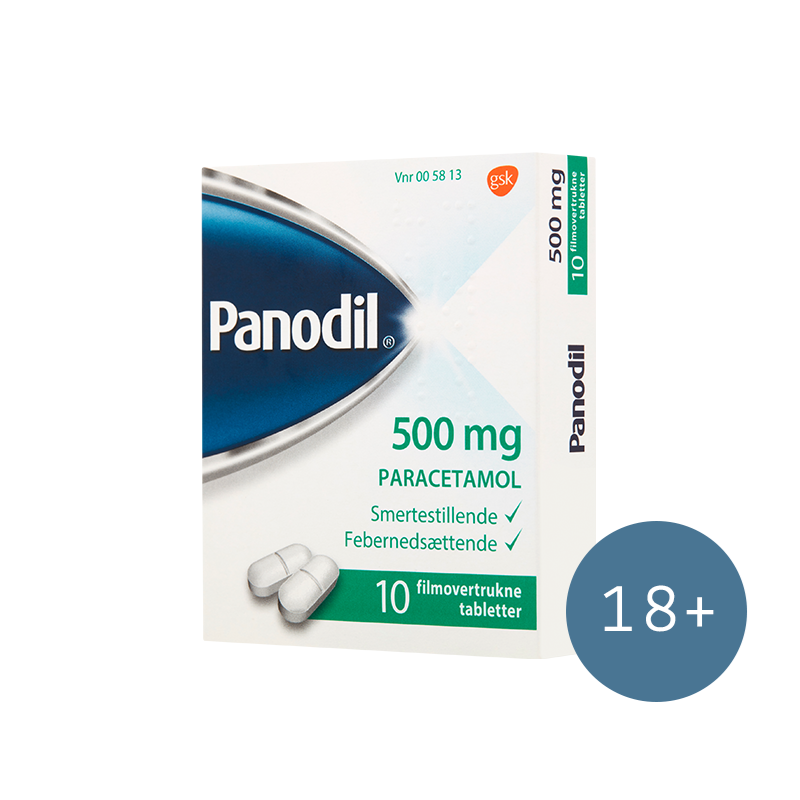 Panodil 500 mg. Smertestillende Panodil tabletter - Køb online