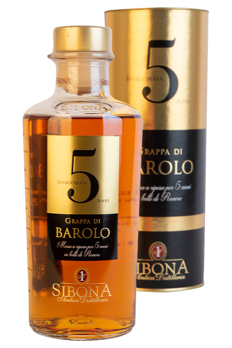 Grappa di Barolo 5 år