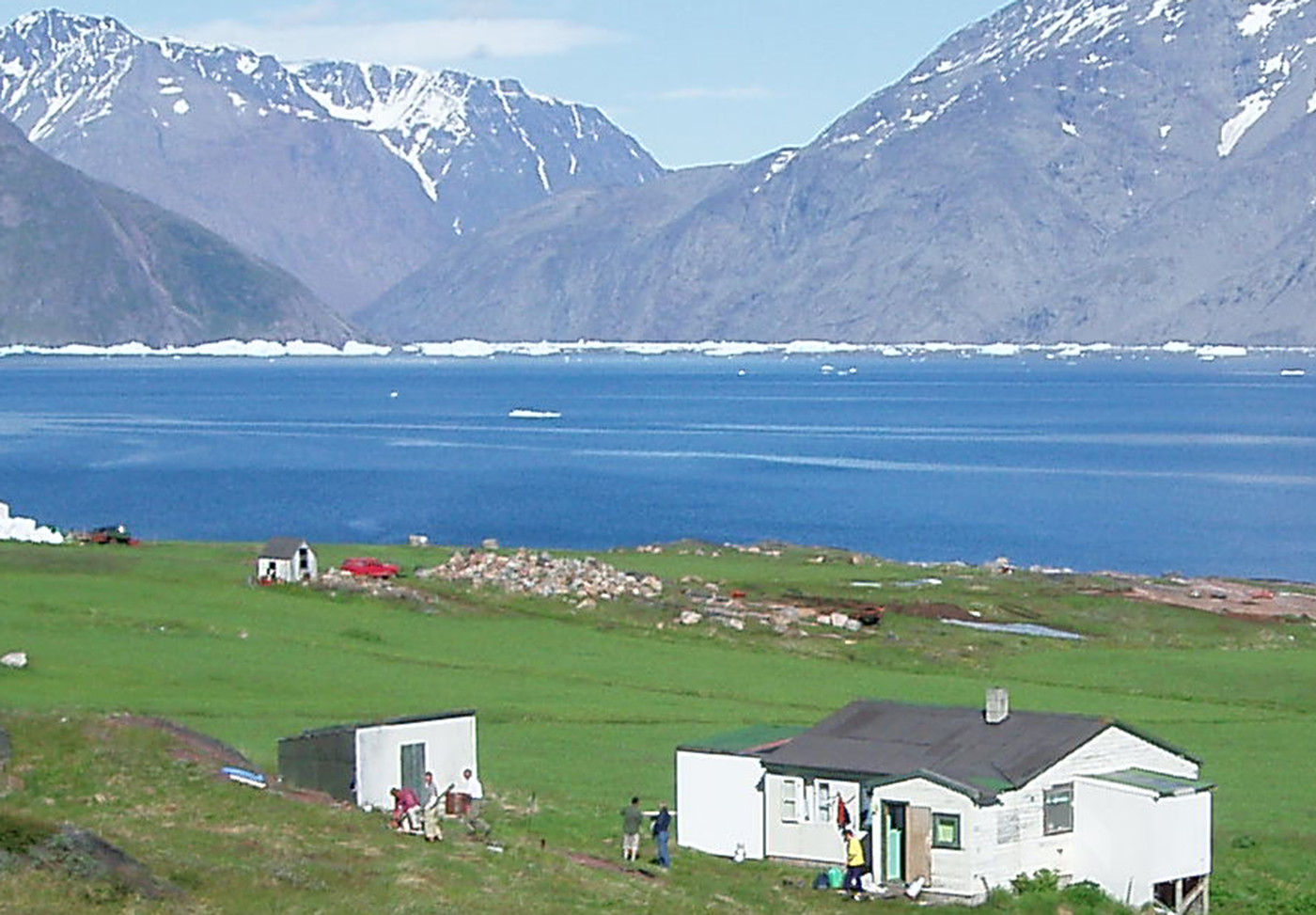 Sheepfarmes place in South Greenland