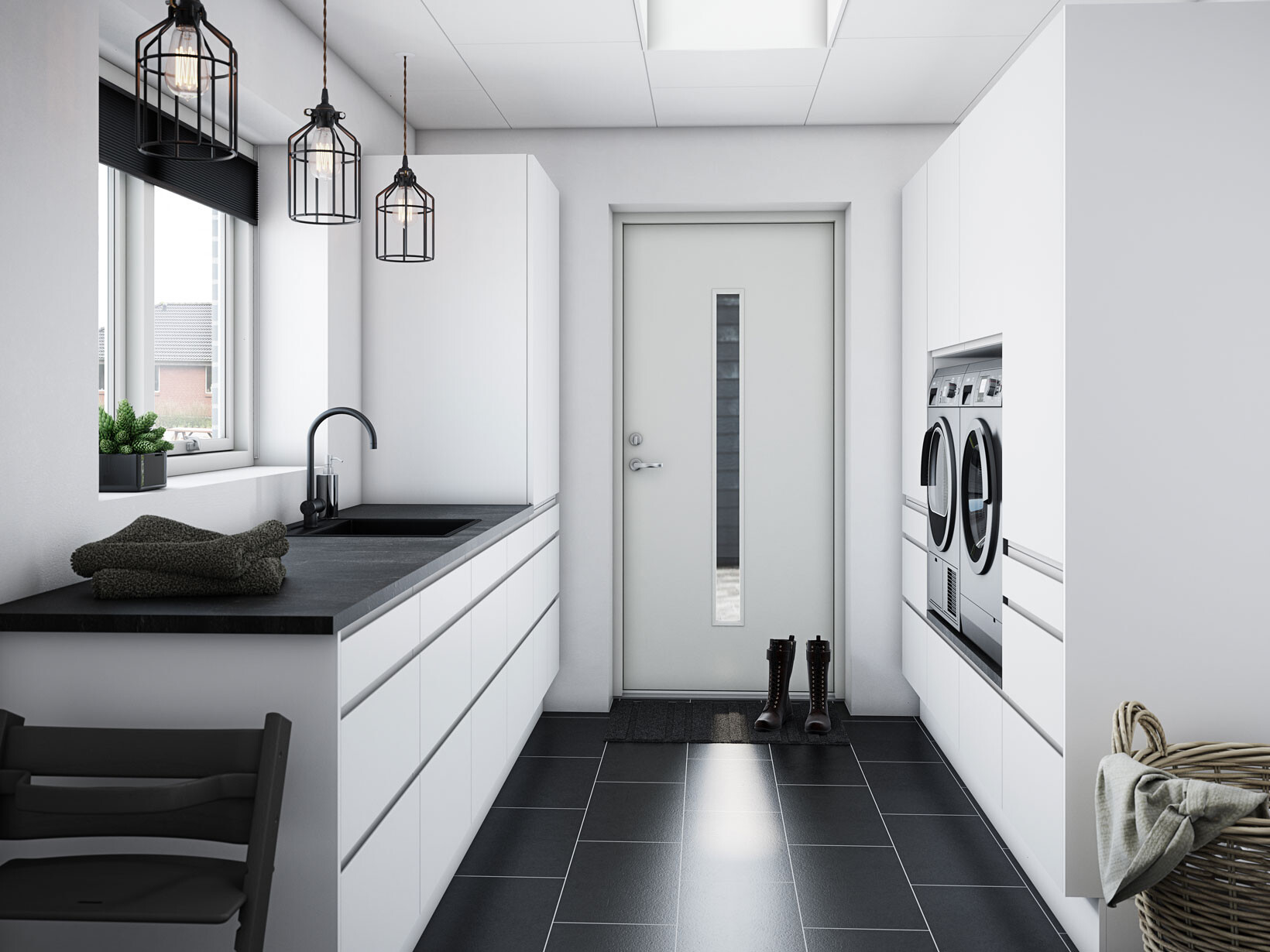 Grebfrit bryggers i praktisk og flot design